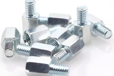 China Carbon Steel M3 M4 M5 Hex standoff custom Galvanized Male And Female hexagon studs for sale