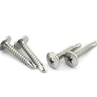 China M3 M4 M6 M10 Stainless steel Button Cross Head drilling Screw SS304 SS316 A2 A4-80 for sale