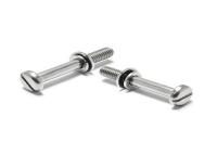 China M4  Stainless Steel SS ANSI A2 A4 70 80 Slotted Pan Head Screw Assembled With Washer Assortment for sale