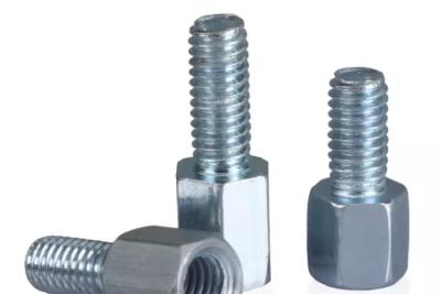 China Carbon Steel M12 M16 M10 Hex standoff custom zinc-coated Male And Female hexagon studs for sale
