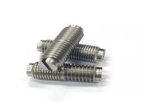 China 18-8 Stainless Steel  SS SUS 304 316 316L A2 A4 70 80 Slotted Flat Point Grub Bolt DIN551 for sale