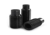 China Carbon Steel Grade Flat Coine Cup Dog Ball Point Grub Screw ZP GAL  DIN916 for sale