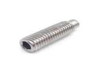 China 18-8 Stainless Steel Polished  Hexagon Socket Flat Coine Cup Dog Ball Point Grub Screw DIN913 DIN914 DIN915 for sale