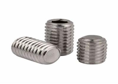 China Stainless Steel A193 A914 Hexagon Socket Flat Coine Cup  Set Screw DIN913 DIN914 for sale