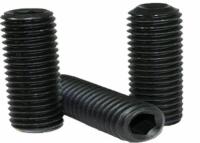 China Carbon Steel Grade Flat Coine Cup Dog Ball Point Grub Screw ZP GAL  DIN916 for sale