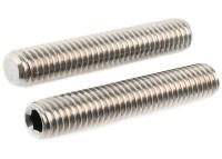 China Stainless Steel A193 A914 Hexagon Socket Flat Coine Cup  Set Screw DIN913 DIN914 for sale