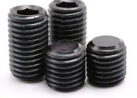 China Carbon Steel Zinc Plated  Black GR2 GR5 Hex Socket Flat Coine Cup Dog Ball Point Set Screw DIN913 for sale