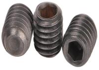 China Carbon Steel Zinc Plated  Black GR2 GR5 Hex Socket Flat Coine Cup Dog Ball Point Set Screw DIN913 for sale
