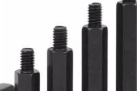 China M4 M5 M6 Carbon Steel Male And Female Hex Head Standoff Black plating Metal standoff for sale
