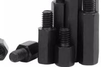 China 3/8 7/16 1/2 Carbon Steel Male And Female Hex Head Standoff Black finishing Metal standoff for sale