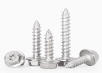 China Metal Screw  SS201 304 Plain Polished Hexagon Head Drilling Screws With Collar DIN7504(K) for sale
