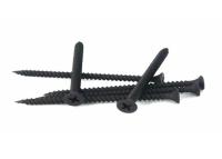 China Grade Class 12.9 Black Oxide Cadmium Plated Cross Recessed Round Head Wood Tapping Screw for sale