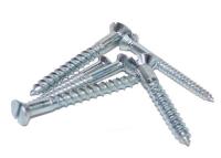 China Class Carbon Steel 8.8 10.9 Phillips Flat Head Wood Screw DIN7997 Blue Galvanized for sale