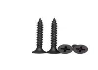 China 2mm 3mm Carbon Steel 4.8  Black Oxide Cross Recessed Countersunk CSK Wood Tapping Screw DIN7997 For Furniture for sale