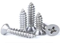 China Titanium Alloy G2 G5 Anodized Cross Recessed CSK Head Wood Screws DIN7997 for sale