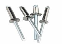 China Aluminum  5056  Anodized  Break Pull Mandrel Large Flat Head Open End Pop Blind Rivet for sale