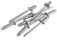 China Countersunk Head Open End Blind Rivets With Aluminum Mandrel And Head DIN7337 for sale