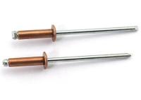 China Copper Cap Metal Core Break Pull Mandrel Pop Blind Rivets High Strength for sale