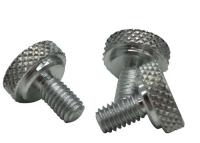 China Black M8 M12 Carbon steel Thumb Screw Class8. 8 Grade 8.8 Spade Head Thumb Screw for sale