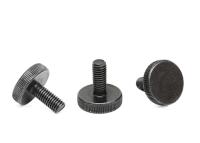 China Black M10 M16 Carbon steel Thumb Screw Class8. 8 Grade 8.8 Iron Spade Head Thumb Screw for sale