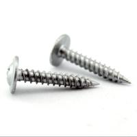 China 4.2 5.2 6.3 Zinc Plated Carbon Steel button Head Custom Wafer Head Drilling Screw for sale