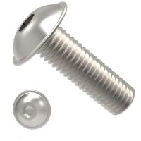 China M6 M14 Carbon steel Hexagon Socket Pan Head Machine Screw White Black Blue Yellow Zinc for sale
