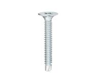 China Class 4.8 8.8 10.9 12.9 Blue Zinc PlatedCross Recessed Countersunk Head Drilling Screws for sale