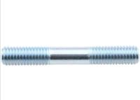 China Customization Carbon Steel Grade 8.8 10.9 12.9 Blue White Zinc Plated Stud Bolt DIN938 DIN976 for sale