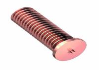 China Stainless Steel Galvanized Copper Brass One Three Point Spot Thread Weld Bolt Flat Round for sale