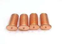 China M6 M10 M12 Brass Bronze Copper Alloy H59 H62 Nickel Tin Plated Weld Stud Bolt ISO 13918 for sale