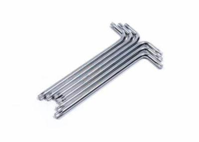 China 4mm 6mm 10mm L Shape Hex Wrench Super Duplex Stainless Steel 2205 2507 904L 2507 A286 for sale