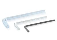 China Grade Class 4.8 8.8 10.9 12.9 Galvanized Steel L Type Flat Head Allen Key Bolt Blue White Zinc for sale
