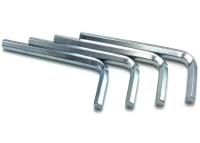 China 8mm L Type Flat Head Allen Key Bolt Galvanized Steel B7 B7M Blue White Zinc Plating for sale