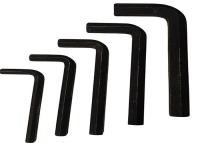 China Class 4.8 8.8  Galvanized Steel Black Oxide Coating L Type Flat Head Hexagon Wrench DIN911 for sale
