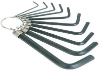 China 6mm 8mm  Flat Head Hex Allen Key Spanner Galvanized Steel B7 B7M Black Oxide L Type DIN911 for sale