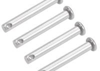 China M5 M6 M8 Super Duplex Stainless Steel Clevis Pins With Small Head Hole Circlip for sale