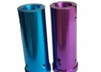 China Anodizing Blue H59 CNC Machined Brass Parts Corrosion Resistance for sale