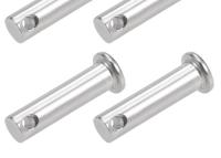 China ASTM ASME ANSI Stainless Steel Clevis Pins 18-8 B8M B8 B7 With Head Pins Split Pin Hole for sale