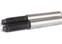 China 8mm Carbon Steel Hardware Pins With Thread End  Zinc Plated Zn Grade Class 4.8 8.8 for sale