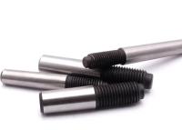 China 8mm Carbon Steel Hardware Pins With Thread End  Zinc Plated Zn Grade Class 4.8 8.8 for sale