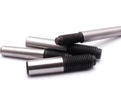 China 8mm Carbon Steel Hardware Pins With Thread End  Zinc Plated Zn Grade Class 4.8 8.8 for sale