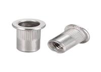 China M5 Stainless Steel SS304  Small Flat Head Serrated Rivet Nuts  SS304 316 316L for sale