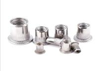 China M5 Stainless Steel SS304  Small Flat Head Serrated Rivet Nuts  SS304 316 316L for sale