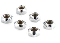 China Stainless Steel Polished Metric M12 x 1.5 M12 x 1.25 Hex Wheel Lug Nut for sale