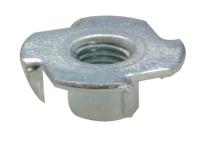 China M10 Gr 4.8 8.8 Carbon Galvanized  Tee Nut With Pronge   Blue White Zinc Plating for sale