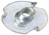 China M8  A325 Steel Zinc Plating 4 Claw 4 Prong Furniture Tee Nut With Pronge DIN1624 for sale
