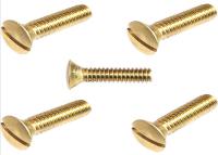 China M3 M5 Ellow Brass Copper Bronze Slotted Torx Flat Countersunk CSK Head Machine Screw for sale