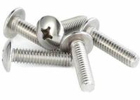 China M4 M6  Steel SS304 Slotted Phillips Drive Cross Recessed Truss Head Machine Screw for sale