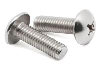 China M4 M6  Steel SS304 Slotted Phillips Drive Cross Recessed Truss Head Machine Screw for sale