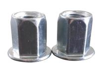 China Carbon Steel Class 4.8 Hexagon Flat Head Rivet Nut M6 Rivet Nut High Strength for sale